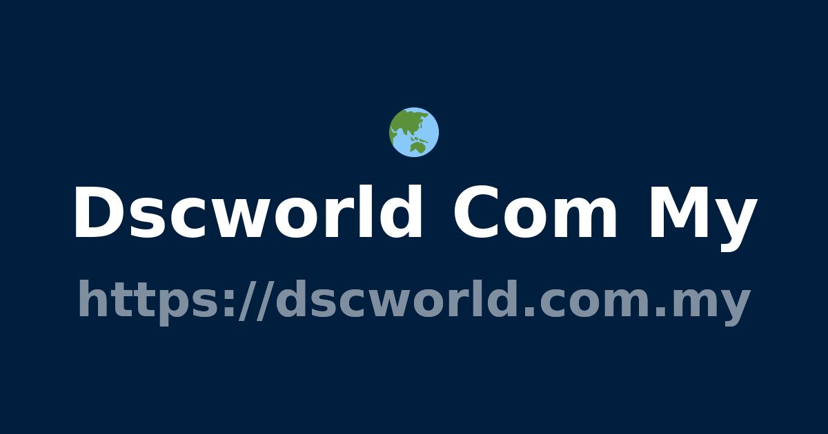 Dscworld Com My